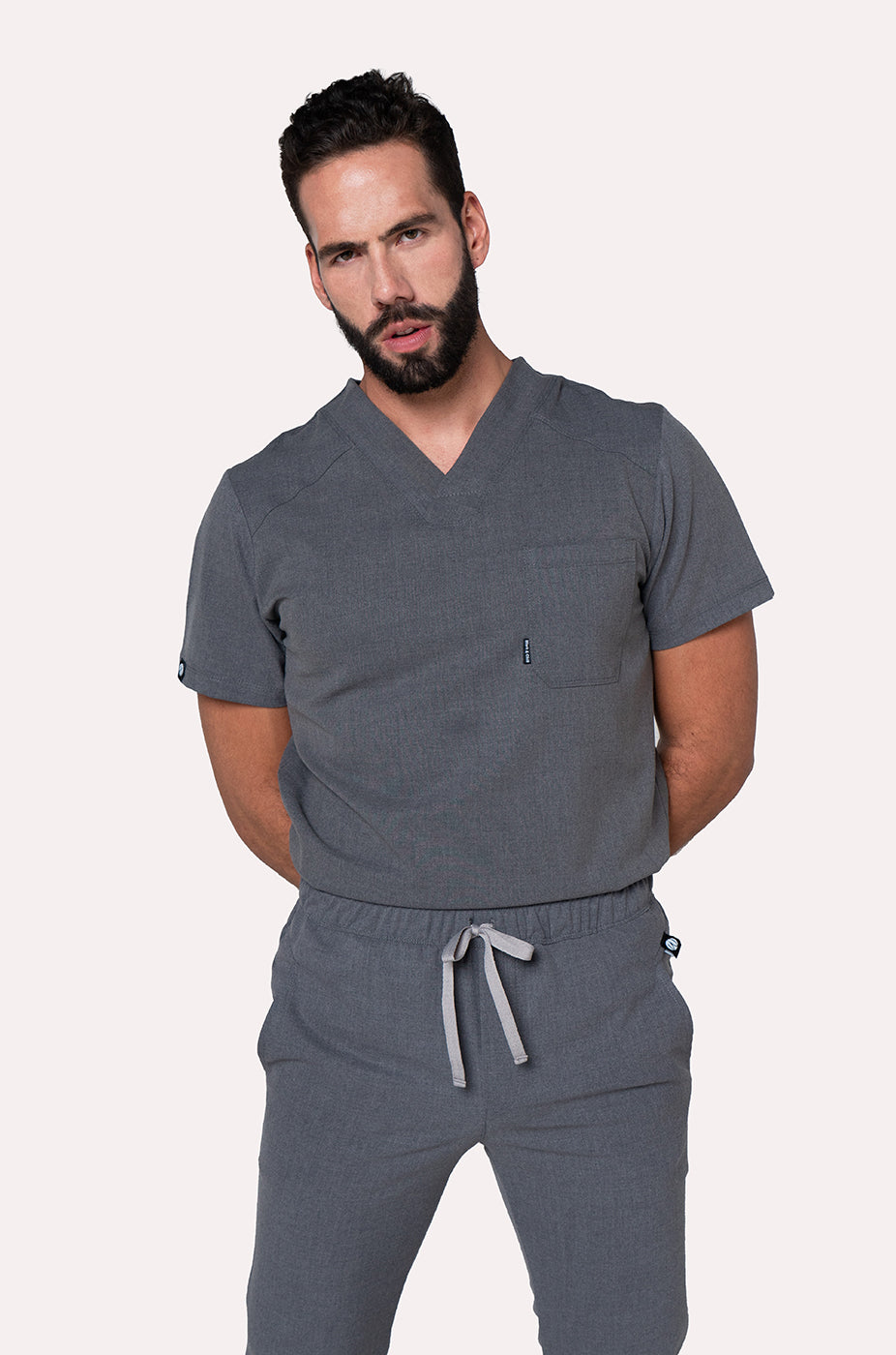 FRESH GREY SCRUBS – WORK & CHILL UK